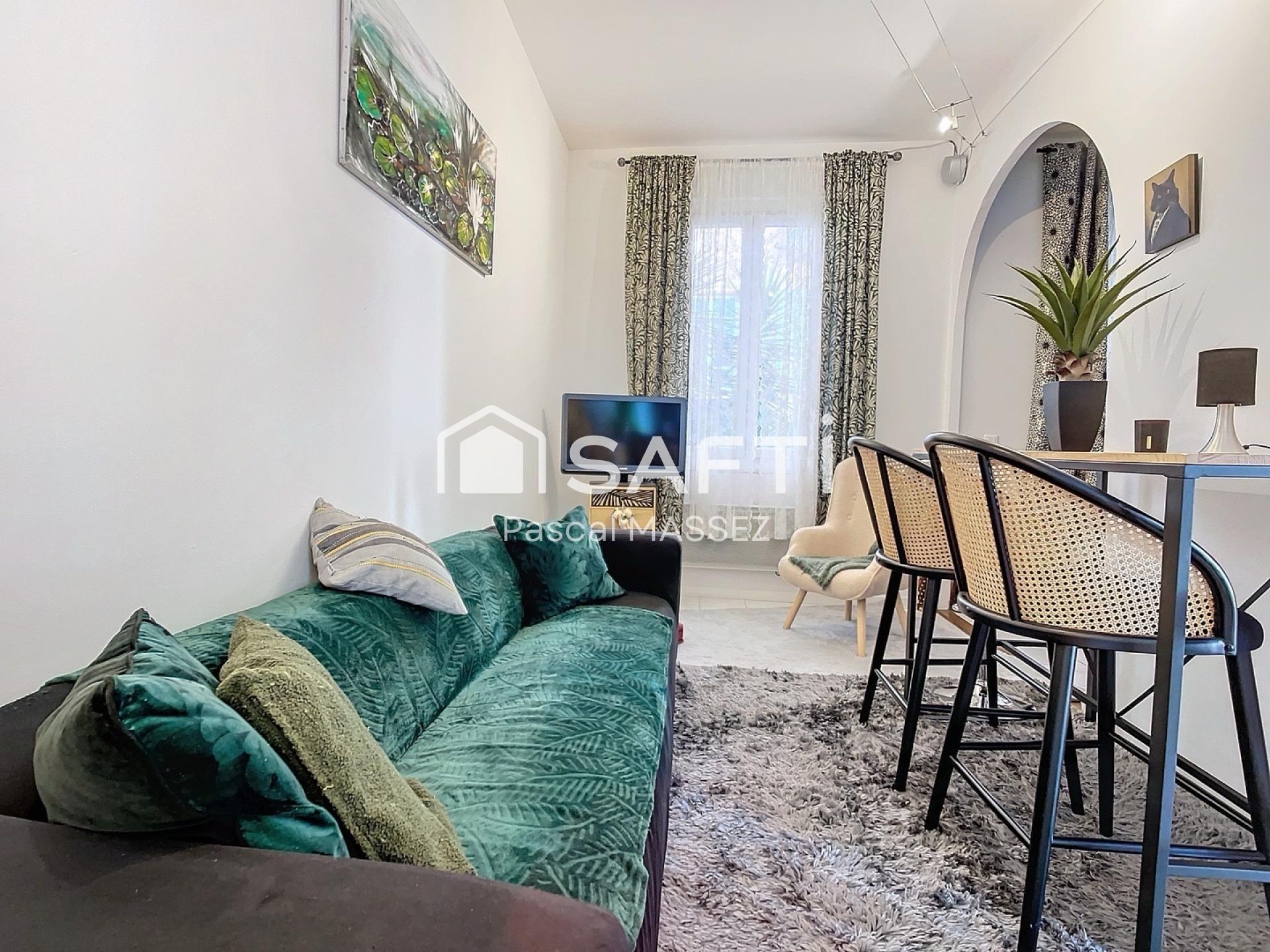 Vente d'appartement 1 pièce à Nice 06000 : 30m², prix 139 000 €. Réf ...